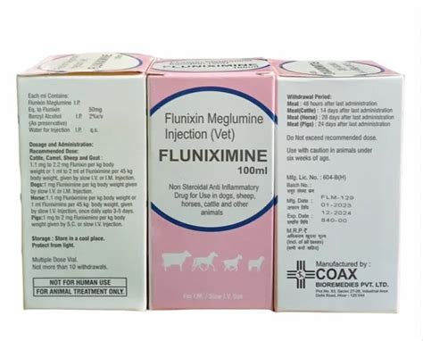 Flunixin Meglumine Injection 100 Ml Fluniximine 100ml At ₹ 840