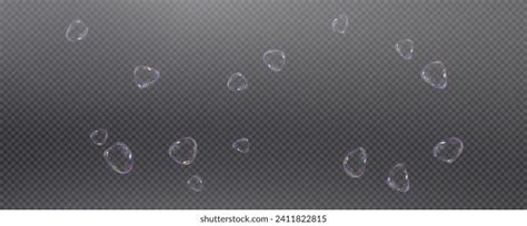 현실적인 비누 거품의 컬렉션입니다 Png 버블은 스톡 벡터로열티 프리 2180165005 Shutterstock