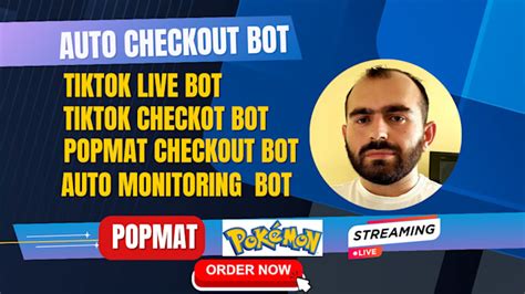 develop tiktok popmart bot tiktok live bot auto tcg player bot pokemon bot by zhyroic fiverr
