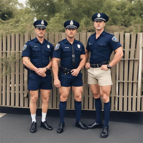 Handsome Policemen In Shorts And Navy Kneesocks By Cap Canuk On Deviantart