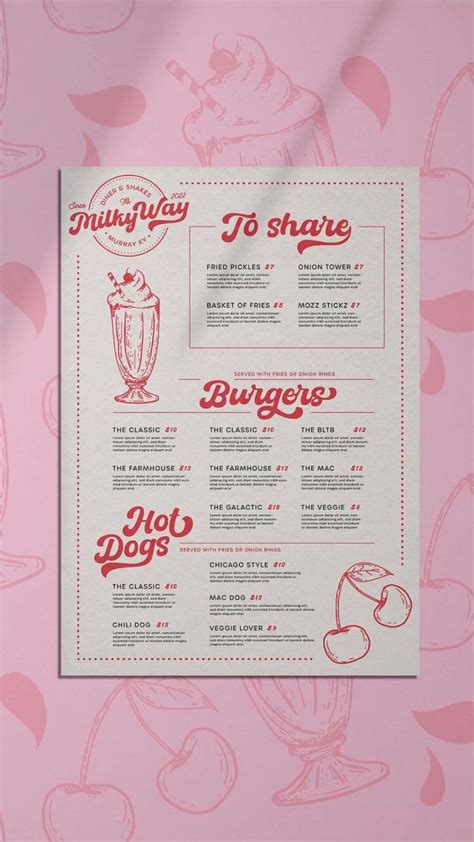 Pin By Aeri K On Pins By You Menu Design Inspiration Branding Design