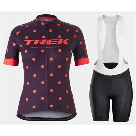 Trek Pro 팀 사이클링 저지 세트 여성용 자전거 의류 Mtb 로드 바이크 셔츠 턱받이 짧은 정장 여름