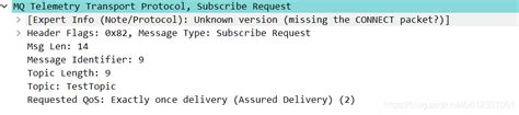 mqtt协议详解及开发教程（九）订阅subscribe及suback报文流程分析 mqttclient subscribe topicname csdn博客