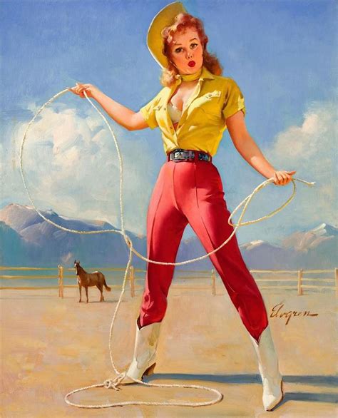 Pin Up Art Vintage Cowgirl Prints Vintage Cowgirl Pin Up Posters