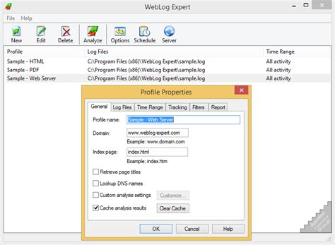 V95 Weblog Expert Fast And Powerful Website Access Log Analyzer