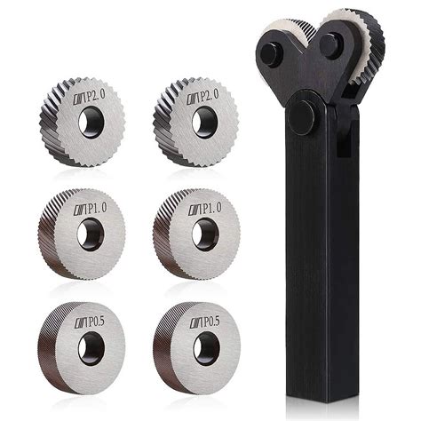 7pcs Lineaire Knurl Dual Wiel Opruwen Set Hss Vers Grandado