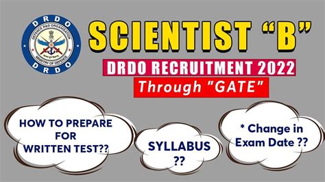 Drdo Scientist B Recruitment Syllabus Exam Pattern Duration How To Prepare Exam