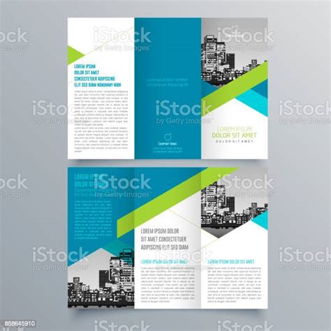브로셔 디자인 브로셔 템플릿 창조적인 삼중 트렌드 브로셔 3단 브로슈어에 대한 스톡 벡터 아트 및 기타 이미지 3단 브로슈어
