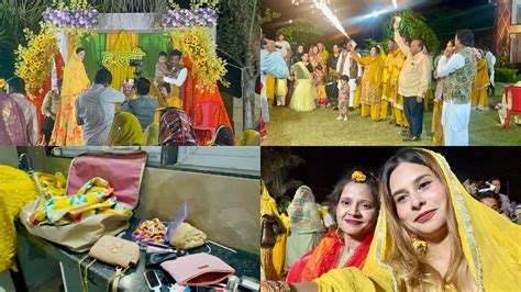 Haldi Ceremony Vlog Haldi Vlog Jasmine Vlogs Youtube
