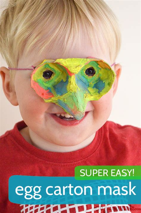 Make An Egg Carton Mask Picklebums