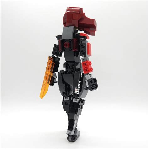 Lego Moc Mass Effect Femshep By Moclobster Rebrickable Build With