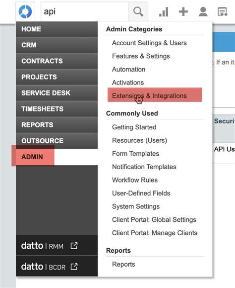 Bepaal Autotask Api Gebruiker En Wachtwoord Voor Power Bi Connector En