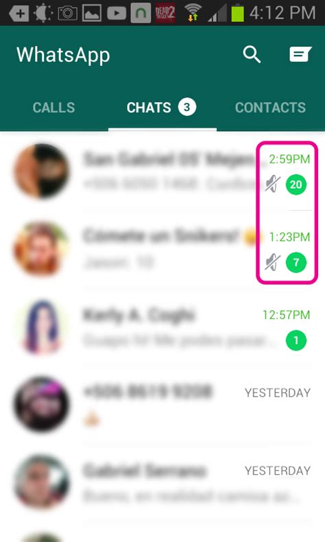 applications how to disable unread group notifications in whatsapp