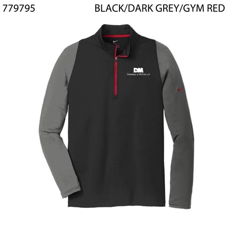 Nike Dri Fit Stretch 12 Zip Cover Up Dm Team Store