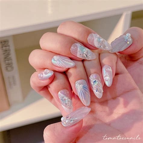 Mermaid Acrylic Nails