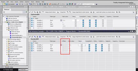 Siemens Tia Portal Optimized And Standard Data Block Access Plc Programming Learning