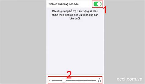Cách đổi Font chữ iPhone chỉnh font chữ lớn trên iPhone ECCI