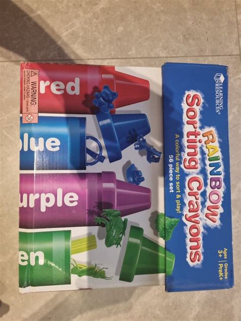 Learning Resources Sorting Crayons Hobbies And Toys Toys And Games On