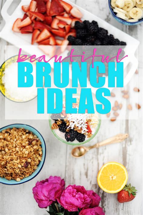 Hosting A Brunch Party Creative Brunch Ideas For A Crowd — Pink