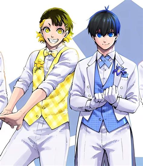 Bachira And Isagi Blue Lock Adornos Blackwork Dibujos Animados Bonitos Anime Novios