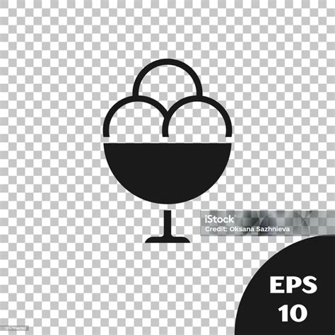 투명한 배경에 고립 된 그릇 아이콘의 검은 아이스크림 달콤한 기호 벡터 0명에 대한 스톡 벡터 아트 및 기타 이미지 0명 거품 내기 검은색 Istock