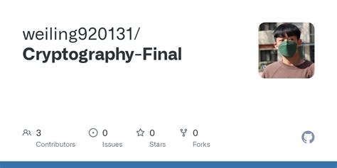 Github Weiling920131cryptography Final