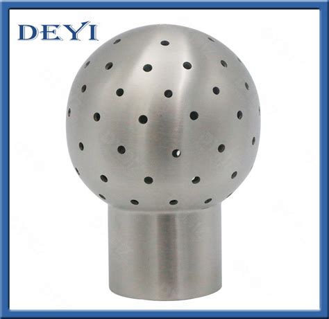 Deyi SS304 Sanitary Stainless Steel Tank Rotary Cleaning Threaded Spray