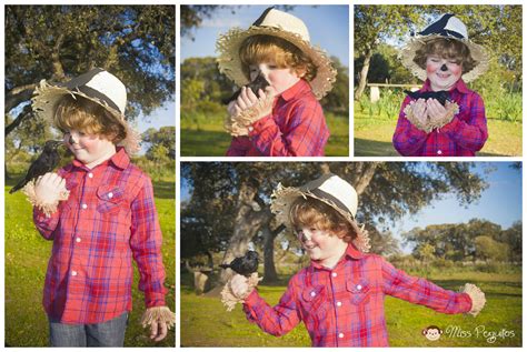 Disfraces Caseros Para Niño Gangster Y Espantapájaros Miss Peguitos