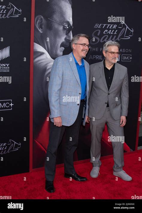 April 7 2022 Hollywoodcalifornia California Usa Vince Gilligan