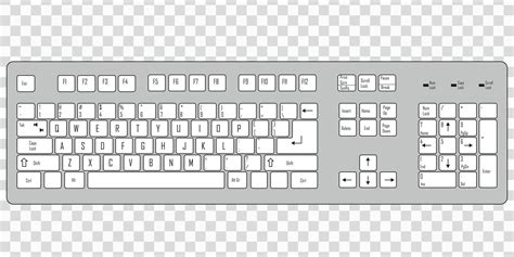 Computer Keyboard Vector Illustration 11158786 Vector Art At Vecteezy