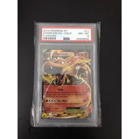 Psa 8 Charizard Ex 11 106 Ultra Rare Shopee Malaysia