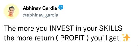 abhinav gardia on linkedin skillgrowth investinyourself