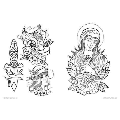 Sketchbook Desenhos Old School Para Tattoo Em Promoção Na Americanas