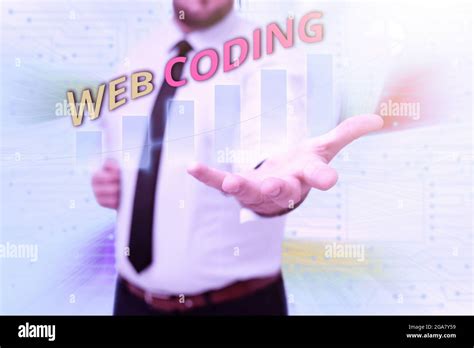 conceptual caption web coding word for a system of symbols and rules