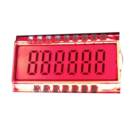 Metal PIN LCD Digital Display HTN Positive Transflective Segment LCD