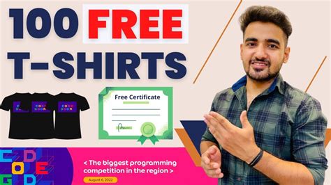 100 Free T Shirts Join Codegoda Coding Challenge 2022 Free