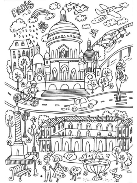 Розмальовки Франція роздрукувати безкоштовно онлайн