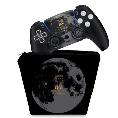Kit Capa Case E Skin Ps5 Controle Final Fantasy Xv Bundle Pop Arte