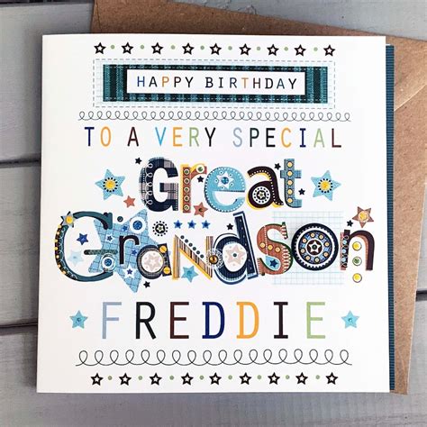 Older Grandson Cards Etsy Uk