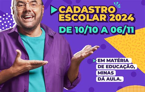 Começa O Cadastro Escolar 2024 Para Quem Deseja Ingressar Na Rede