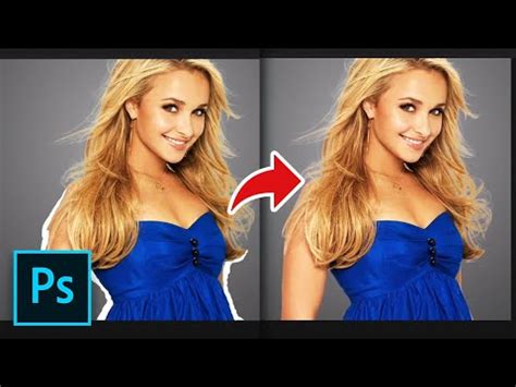 How To Make Smooth Cut Outs In Photoshop Fix Ugly Edges When Removing Background