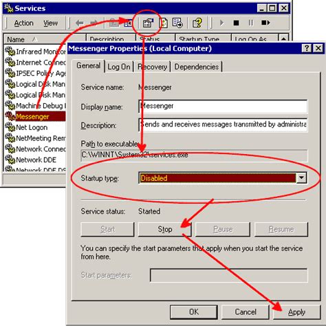 How To Disable Or Enable Messenger Service Net Send Command Receiver