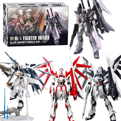 โมเดลกันดั้ม Hi V Gundam Hg Rx 93 Ф2 Fighter Influx Hi Nu Vrabe ของเล่น