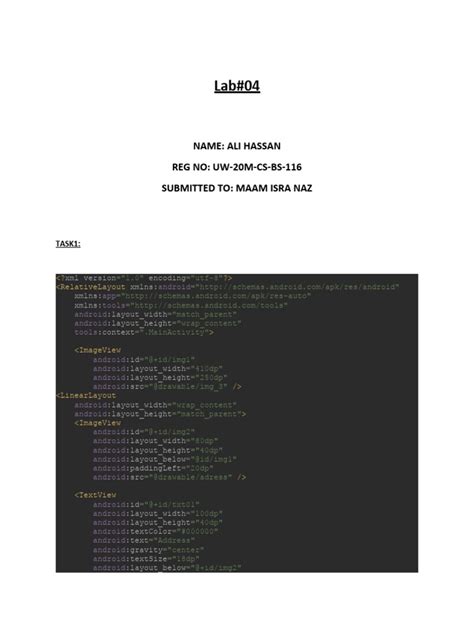 Lab 04 Pdf