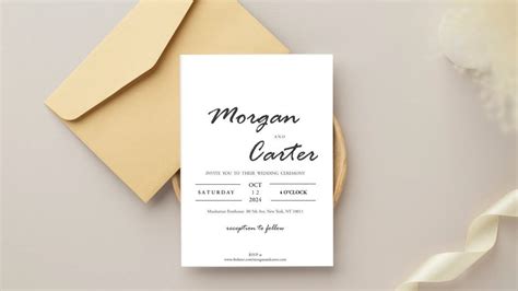 Invitation Assignment Wedding Behance