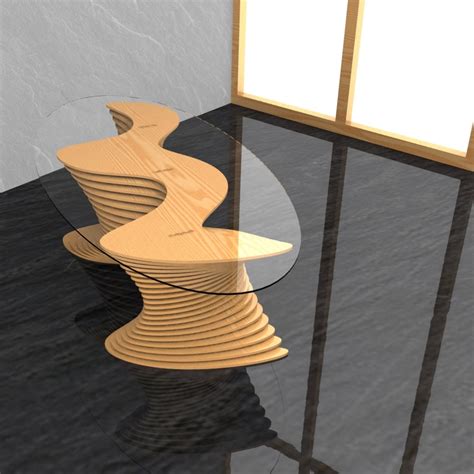 Curved Parametric Table Etsy Canada