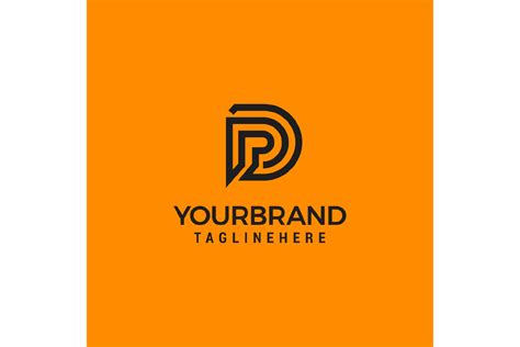 Initial Pd Letter Logo Design Graphic By Jaka Sembung · Creative Fabrica