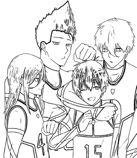 Coloriage Dessin De Blue Lock Télécharger Et Imprimer Gratuit Sur