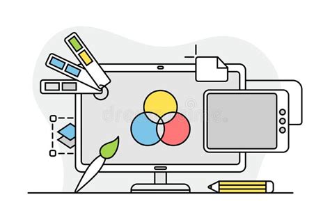 desktop computer operating system screen stock illustrations 297