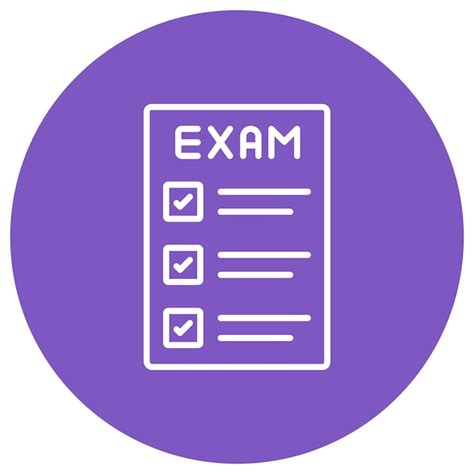 Premium Vector Exam Vector Illustration Style